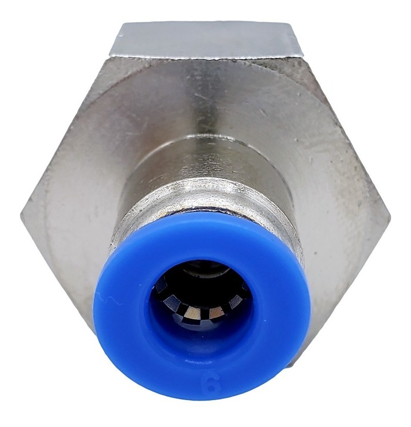 5 Pz De Conector/racor Neumático Recto Hembra 1/2 Npt X 6mm | Instrutek